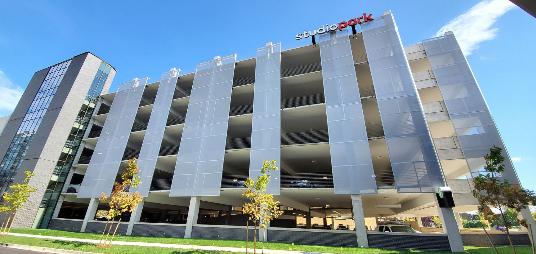 Studio Park Parking Garage + Theater - Shawnee Steel