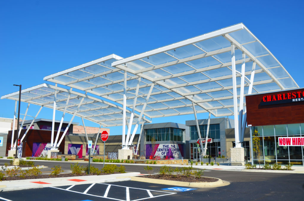 Ward Parkway Mall Canopy - Shawnee Steel & Welding