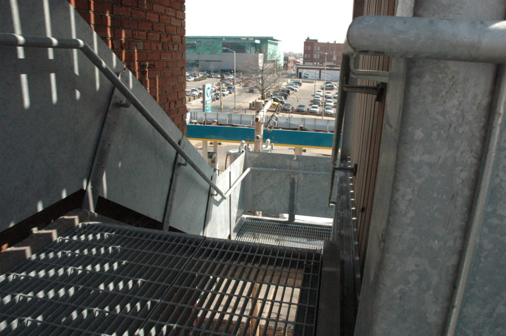 1701 Walnut Fire Escape - Shawnee Steel & Welding